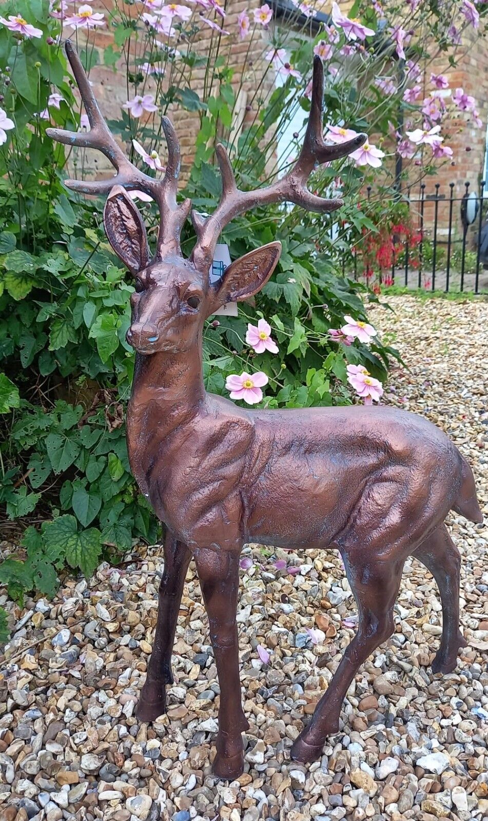 Standing Stag Buck Ornament cast from Aluminium- Large - Farm and ...